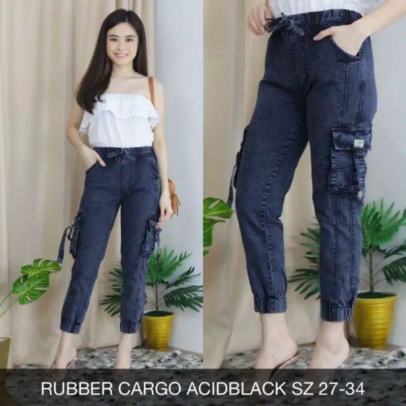 Jual Miro JEANS Cargo CELANA JEANS PLAIN BOYFRIEND | Shopee Indonesia