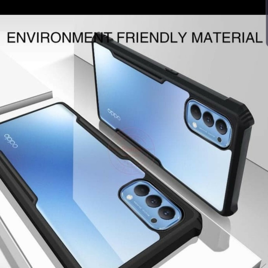 Jual OPPO RENO 3 A91 F15 Hard Case Fusion Shockproof Clear Armor Bumper ...