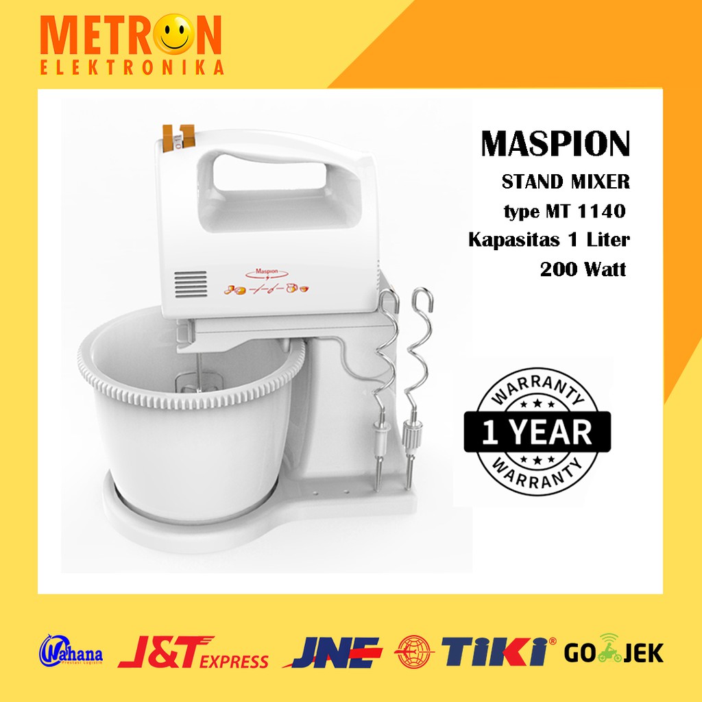Jual MASPION MT 1140 STAND MIXER / MT1140 | Shopee Indonesia