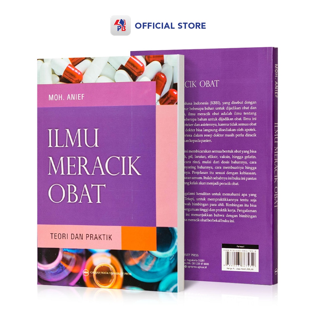 Jual Buku Farmasi Meracik Obat Teori dan Praktik Karya Moh Anief UGM ...