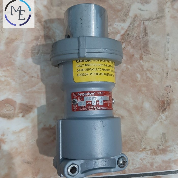Jual Produk Terbaru Appleton Powertite Plug Acp3034Bc 30A 3W 4P ...