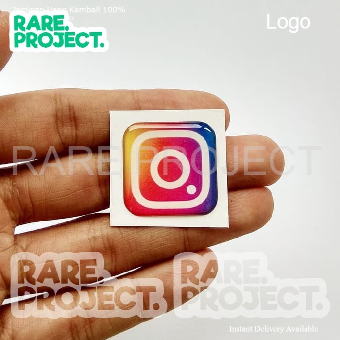 Jual IG ICON Emblem Stiker Resin Aksesoris Casing PC dan laptop MURAH ...