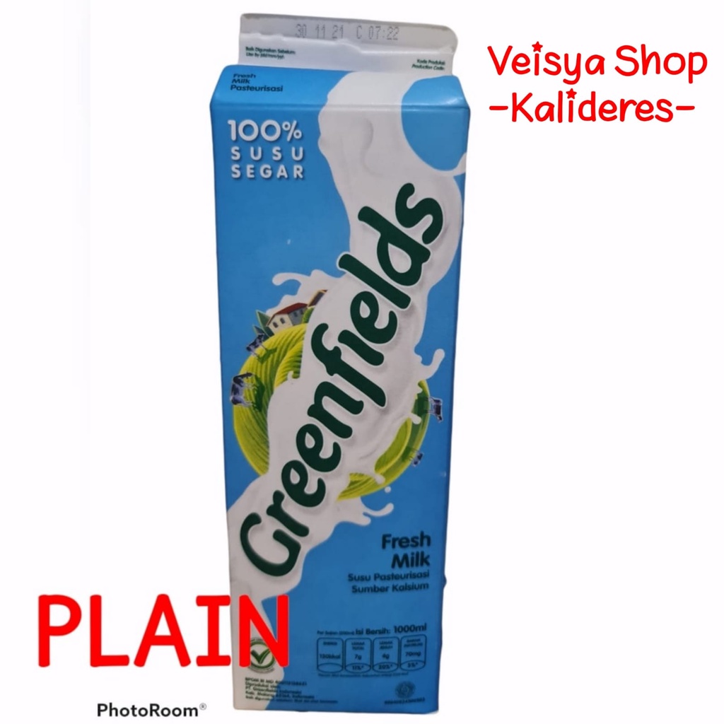 Jual Greenfields Fresh Milk Plain Susu Segar Pasteurisasi 1L Greenfield ...