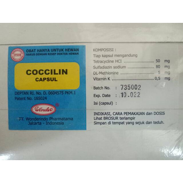 Jual Obat ayam coccilin kapsul | Shopee Indonesia