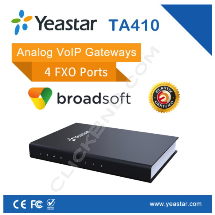 Jual Yeastar NeoGate TA410 - 4 FXO Analog VoIP Gateway | Shopee Indonesia