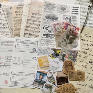 Jual Journal Kit 75 pcs Journaling Kit Vintage Bujo Journaling Vintage ...