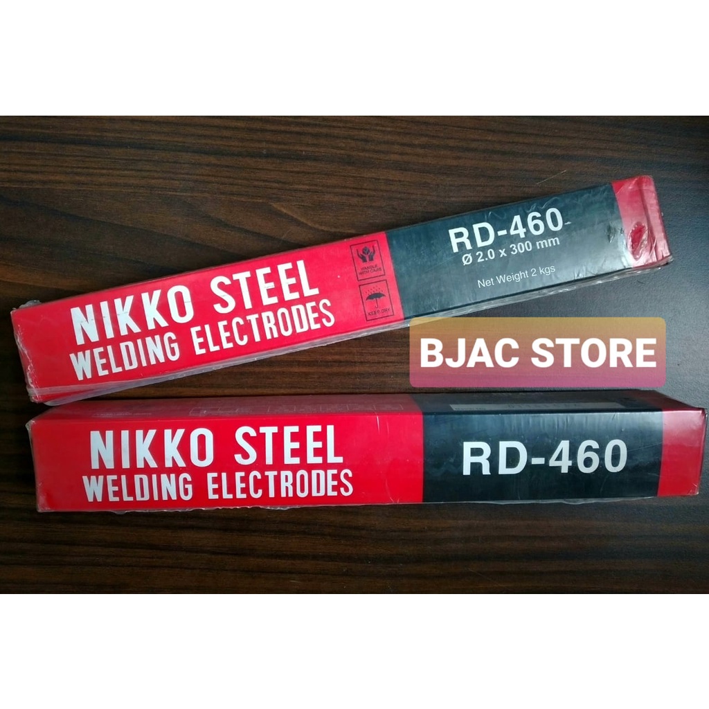 Jual KAWAT LAS RD-460 2.0 x 300 mm NIKKO STEEL | Shopee Indonesia