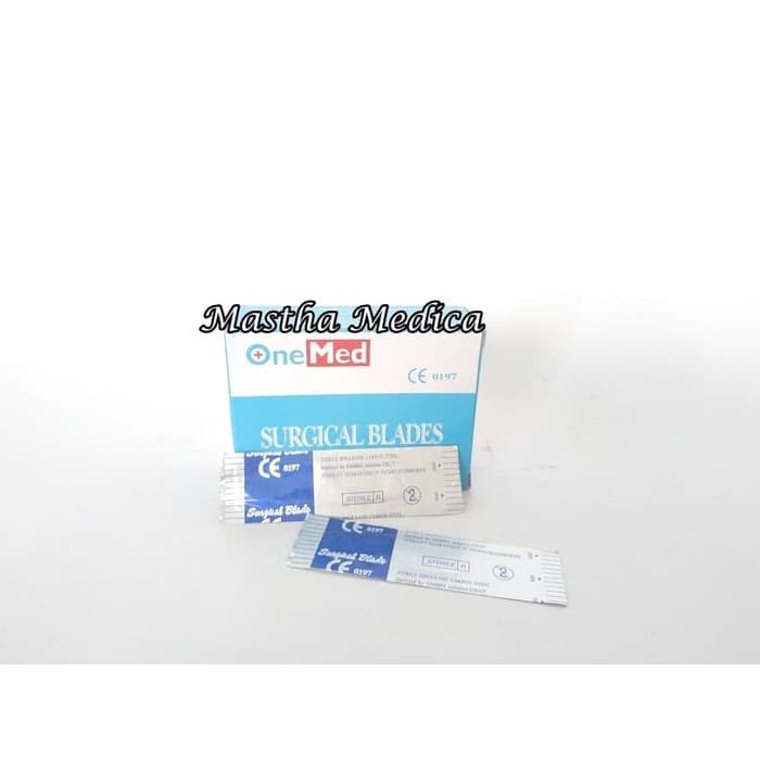 Jual Surgical Blade Scalpel Mata Pisau Pisau Bedah Operasi One Med No ...