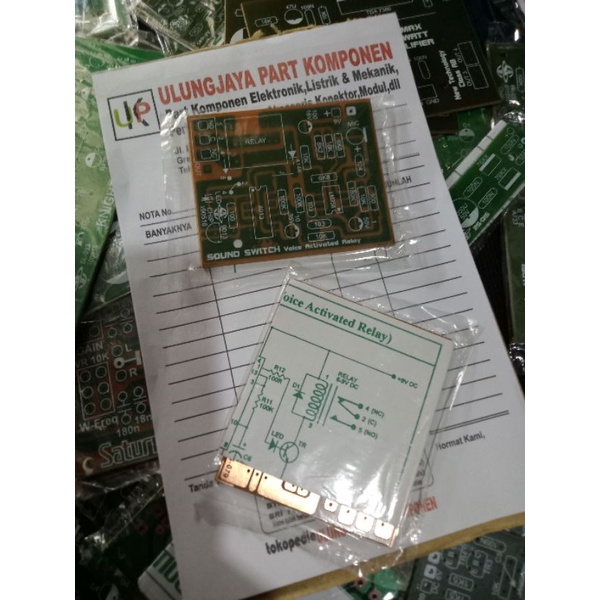 Jual PCB saklar suara sound switch kit layout PCB | Shopee Indonesia