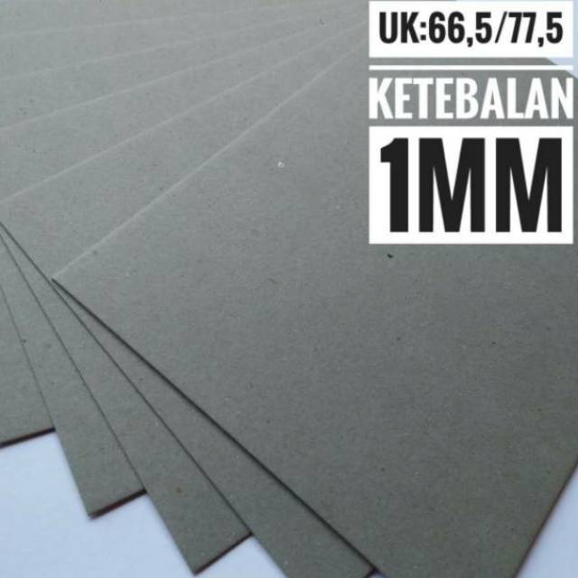 Jual ( 5 Lembar ) Kertas Board No. 50 / Karton 1 mm Uk Plano 65 cm X 75 ...