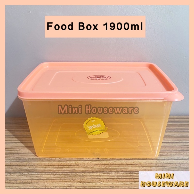Jual Food box 1900ml / Kotak Makanan Shinpo 1,9L / Shinpo 309 T ...