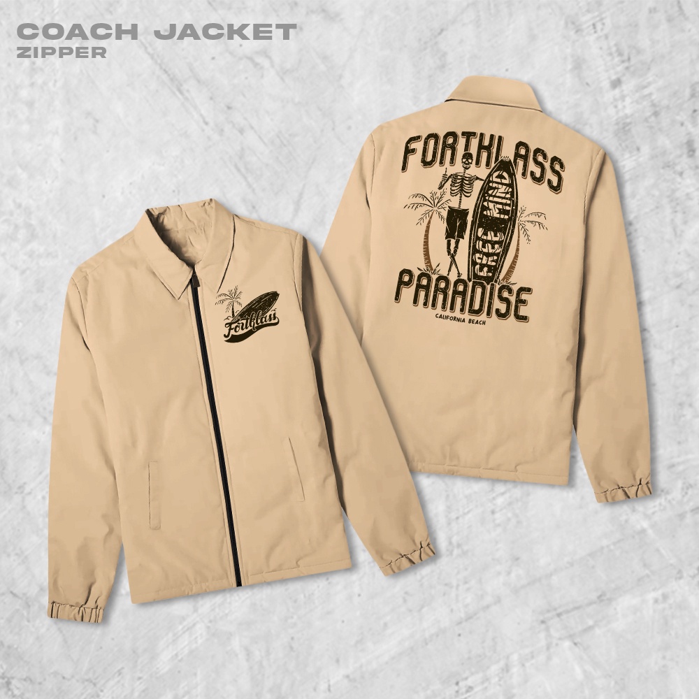 Jual FortKlass Paradise Jaket Coach Jaket Zipper Pria Jaket Parasut ...