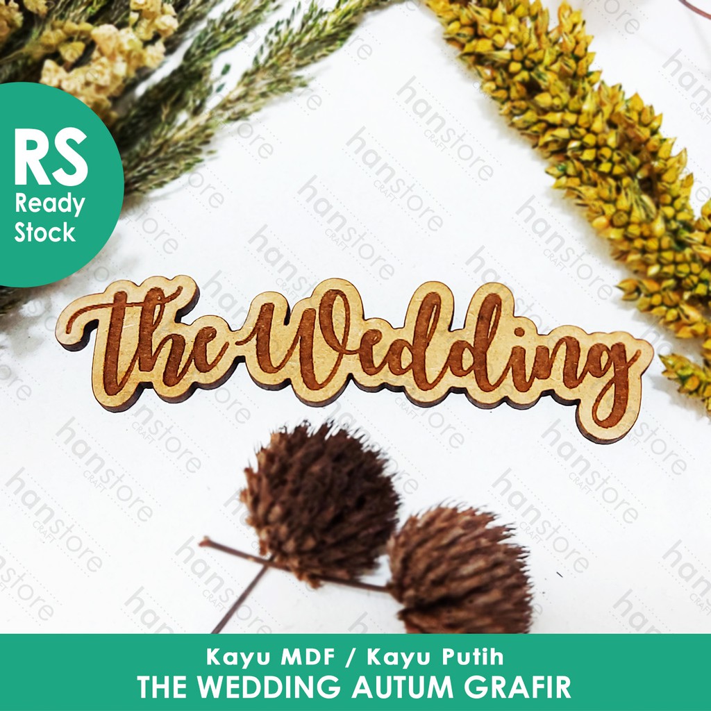 Jual RS 12 x 3 The Wedding Autum Grafir Kayu MDF / Chipboard / Triplex ...