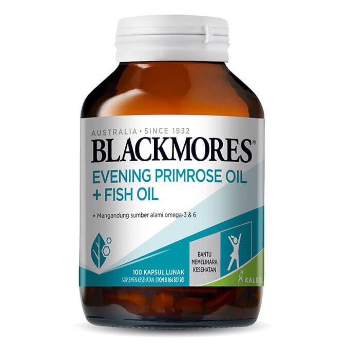 Jual Blackmores Evening Primrose Oil + Fish Oil BPOM Kalbe 100's - EPO ...