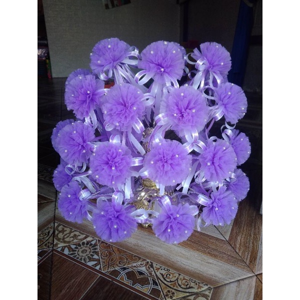 Jual (15pcs)bunga telur pompom/pokok telok/bunga telur/kembang telur ...
