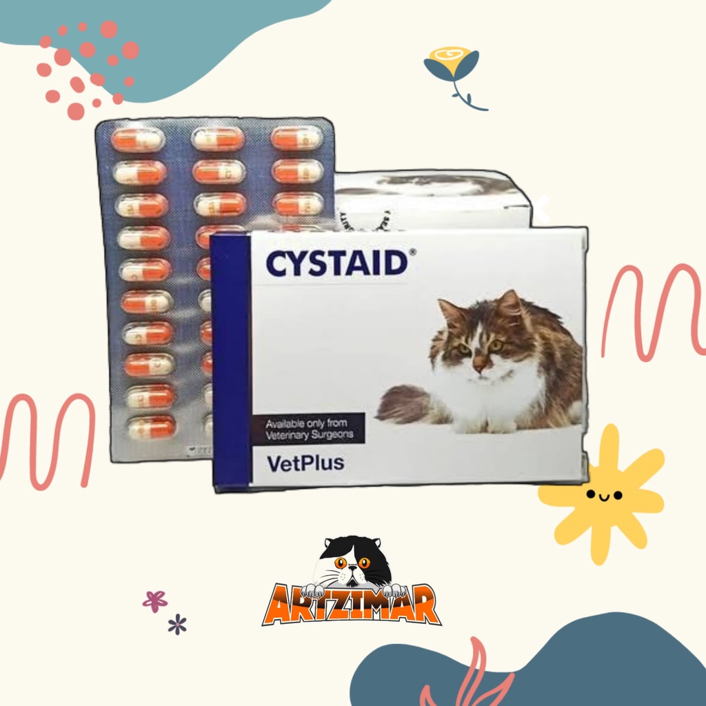 Jual CYSTAID PLUS CAT PERCAPSUL - Suplemen saluran kemih untuk kucing ...