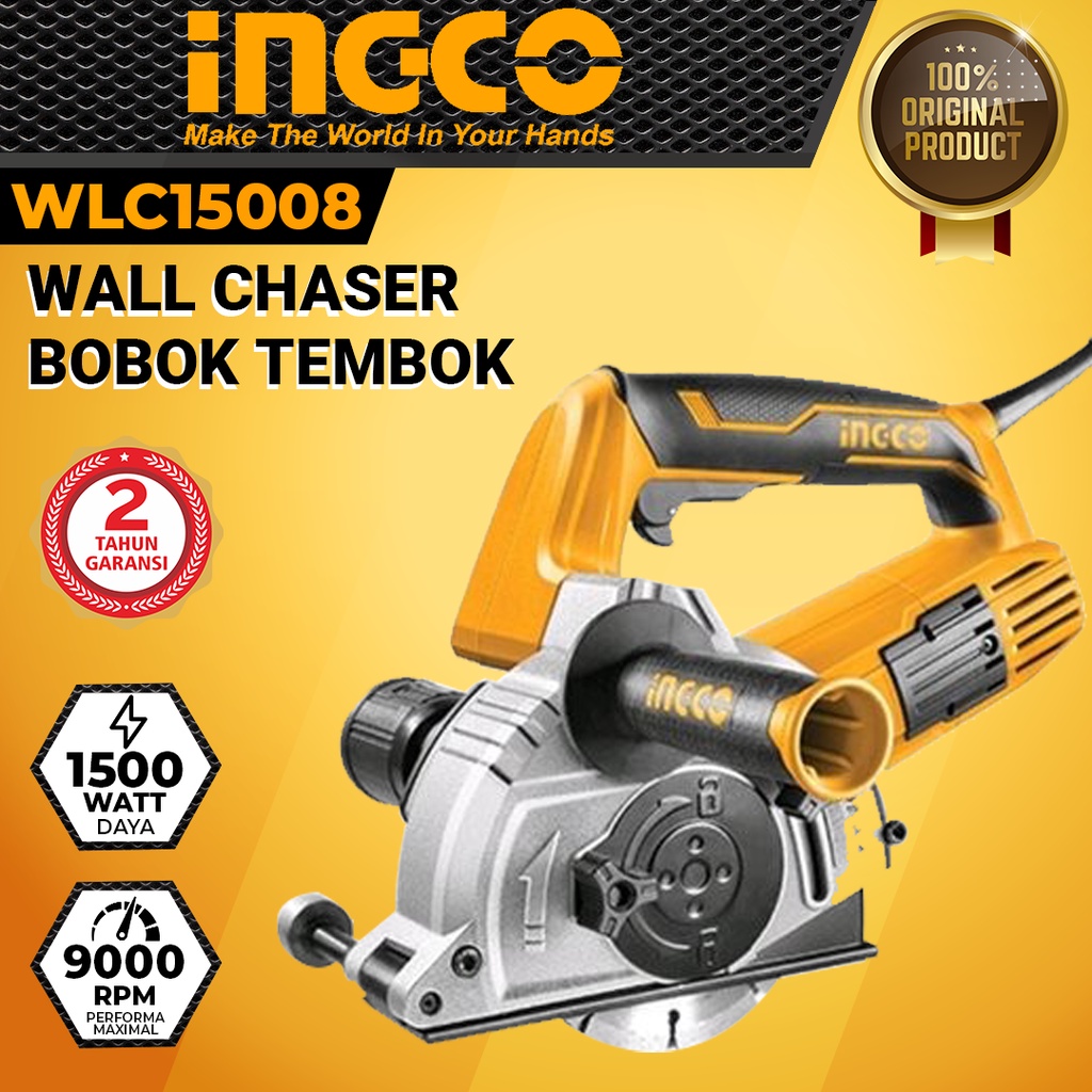 Jual INGCO WLC15008 Mesin Wall Chaser Bobok Tembok Pelubang Beton ...