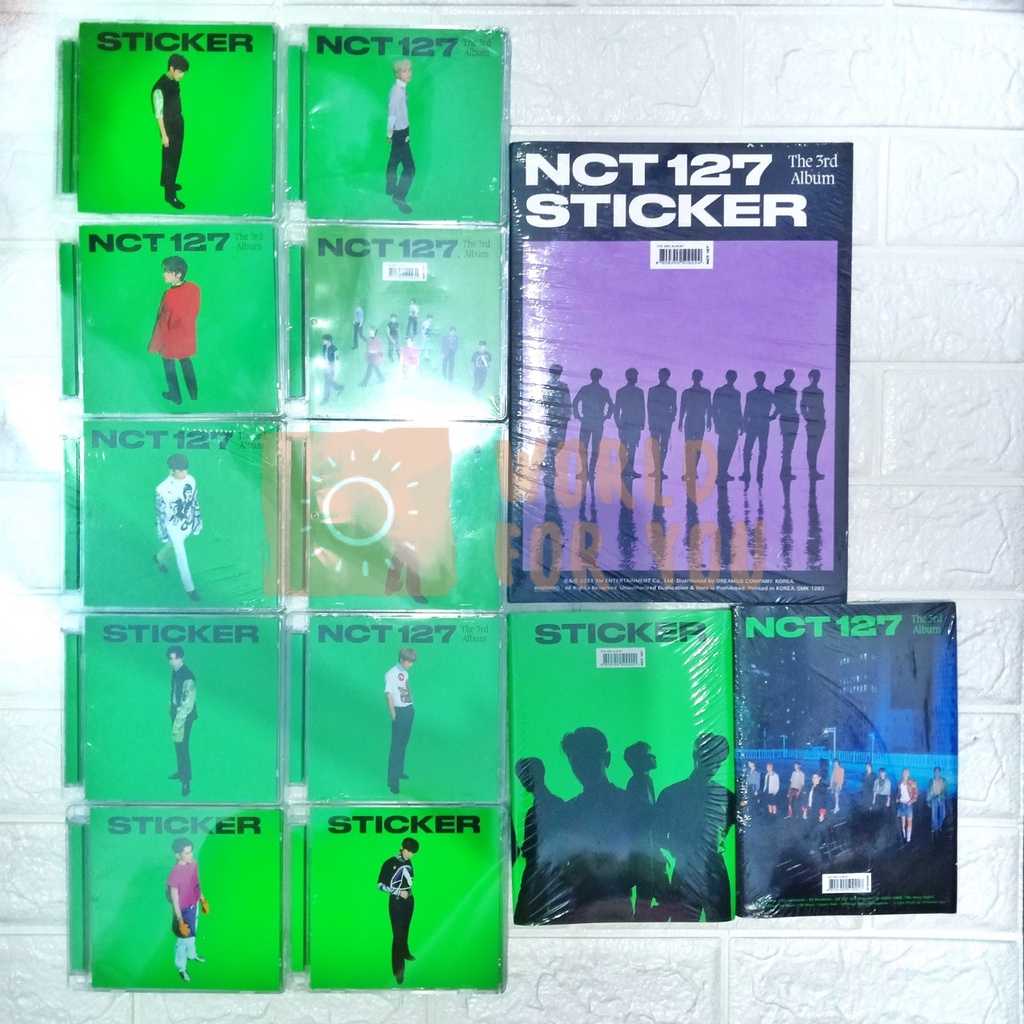 Jual [READY] Album NCT 127 Sticker Sticky Seoul City Ver. Jewel Case ...