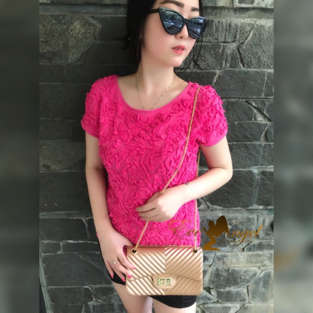 Jual ZARA PINK TOP (with ZARA label made in Portugal) | Shopee Indonesia
