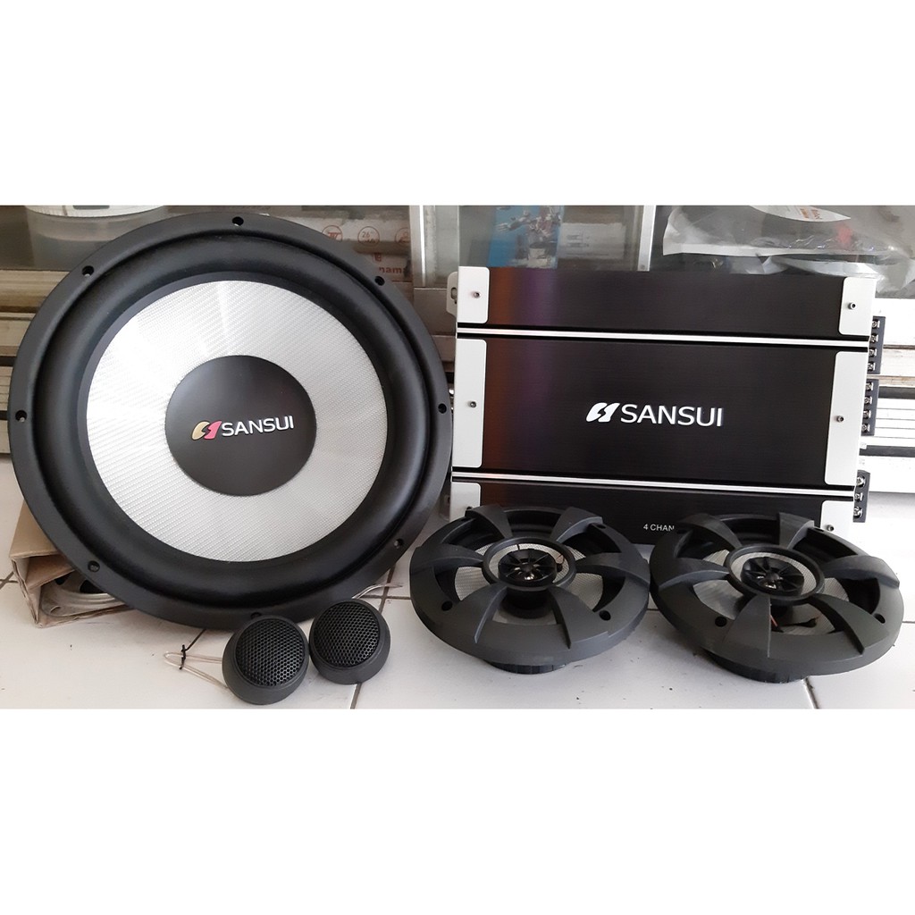 Jual PAKET AUDIO MOBIL SANSUI 3200 Watt HEMAT SUARA MANTAB BERKELAS ...