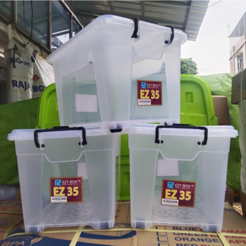 Jual CONTAINER BOX EZY BENING/PURE/TRASNPARAN 10-15-18-25-35-45-52-75 ...