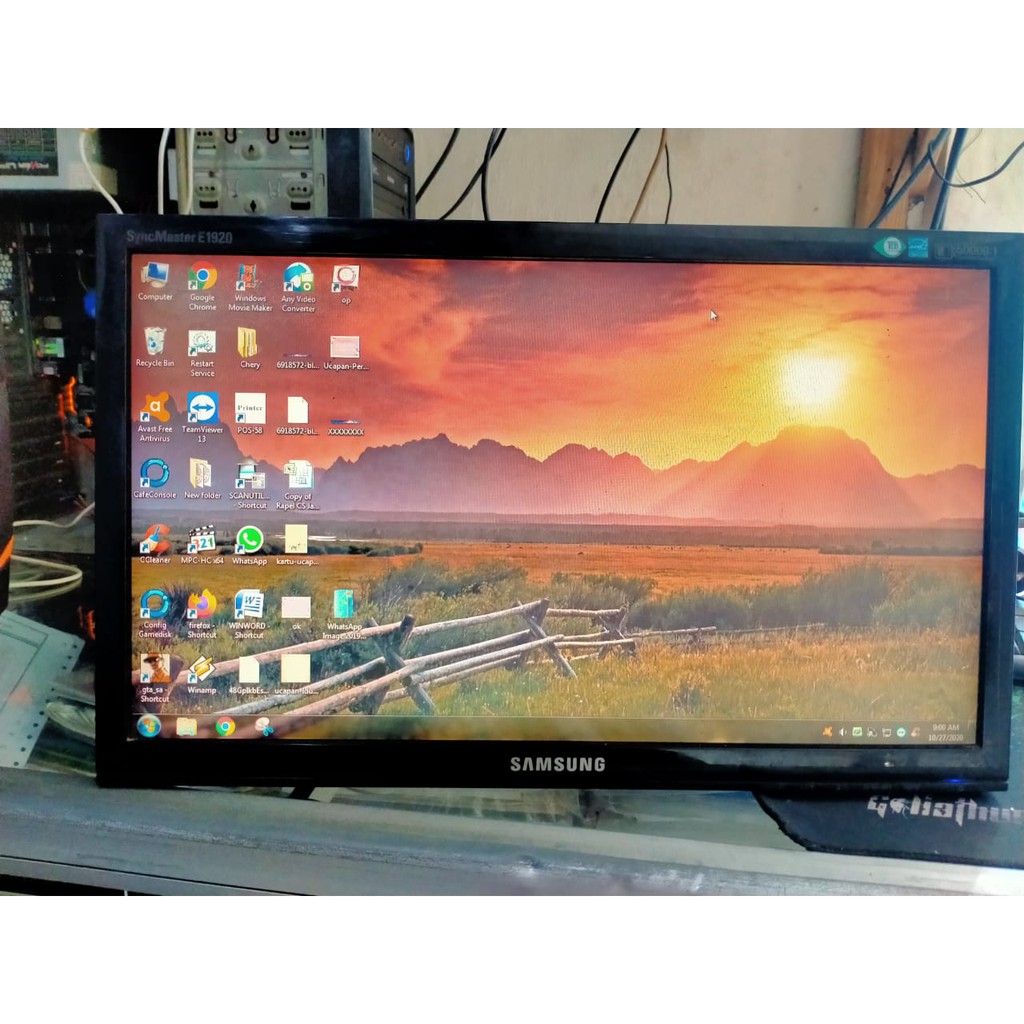 Jual LCD Monitor Komputer BenQ 19inch Model E1920NX | Shopee Indonesia