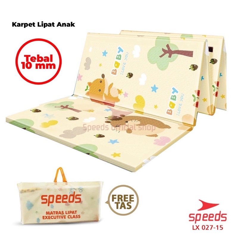 Jual [TERBARU] Matras Bayi 180x200 cm Playmat Bayi Karpet Lipat Anak ...
