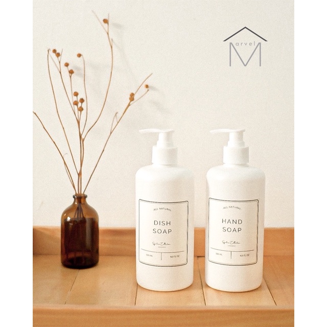 Jual BOTOL SABUN CUCI TANGAN CUCI PIRING 500ML REFILL PUMP MINIMALIS ...