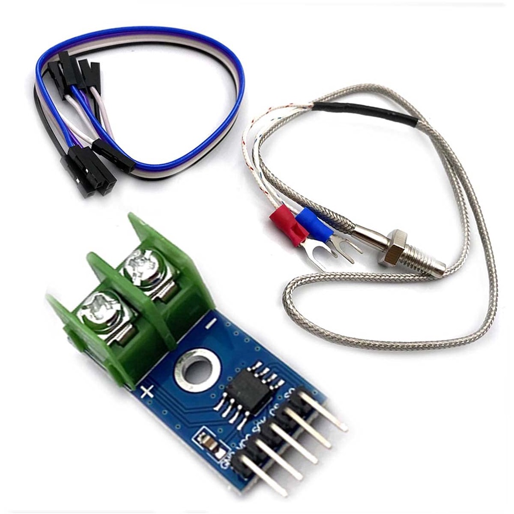 Jual Sensor Suhu MAX6675 Module + K Type Thermocouple Temperature ...