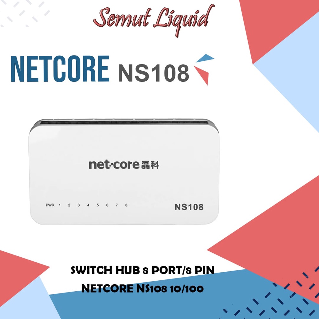 Jual SWITCH HUB NETCORE NS108 8 PORT 8 pin 10/100 BEKAS | Shopee Indonesia