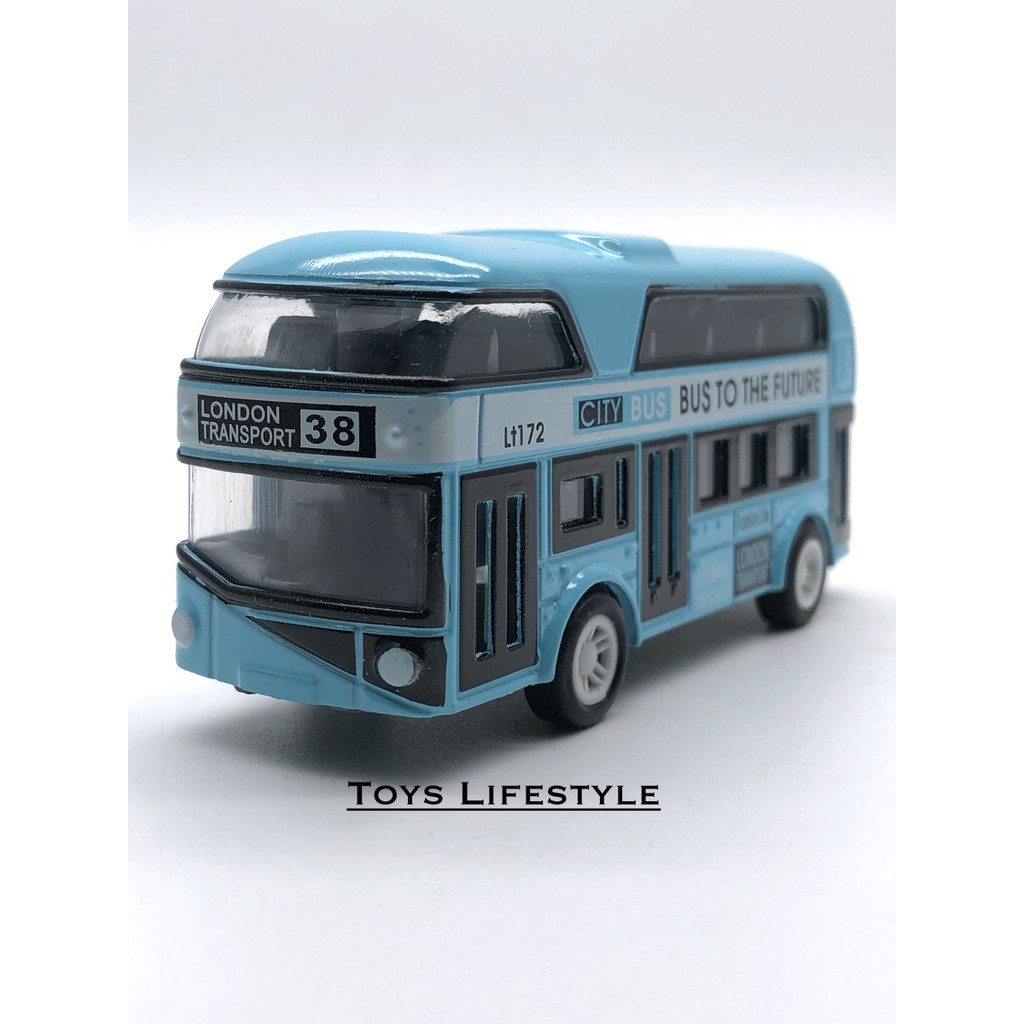 Jual Mainan Mobil Anak Diecast Bus 2 Lantai City Bus London Transport ...