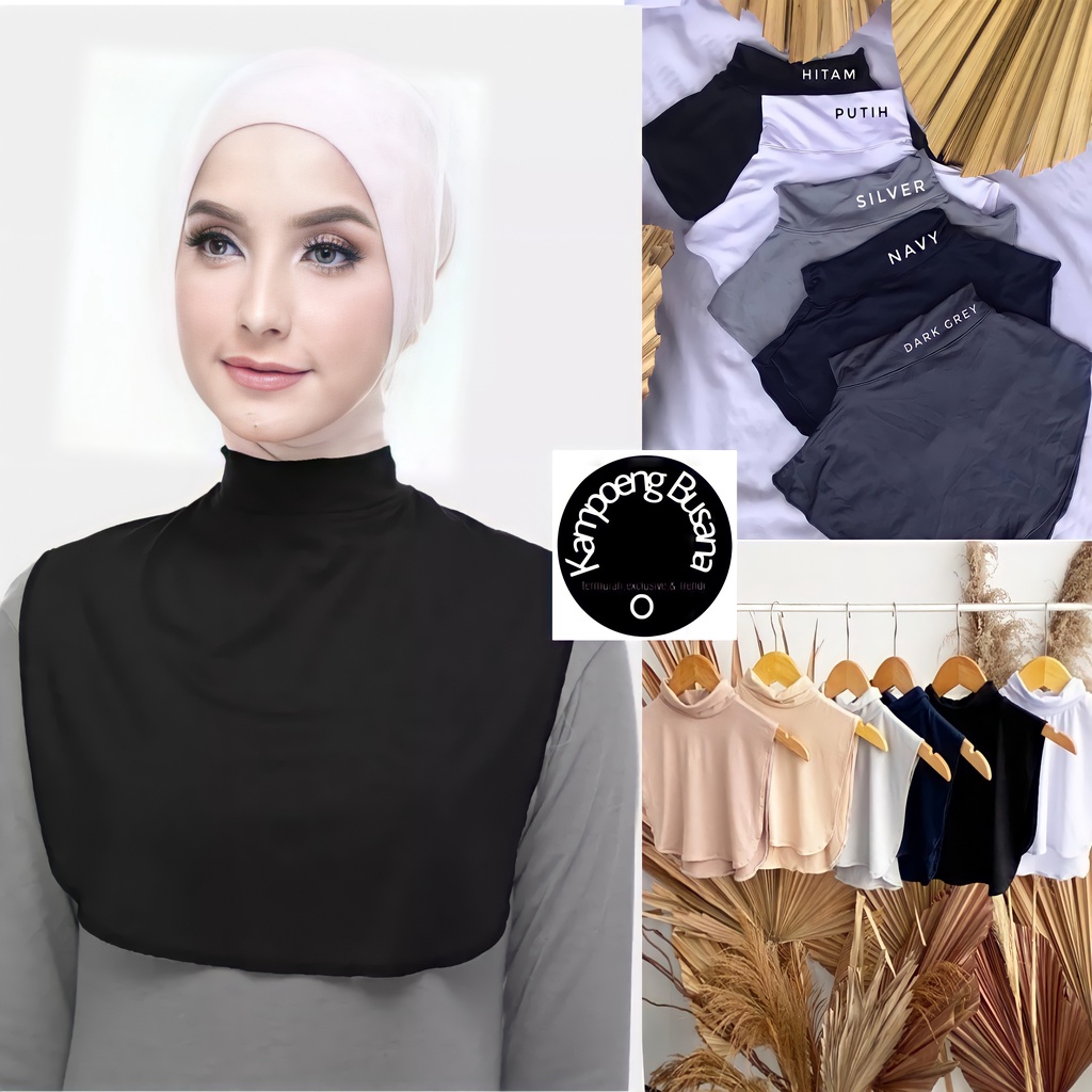 Jual Manset Inner Leher Hijab Dada Wanita Bahan Spandek Rayon Premium ...