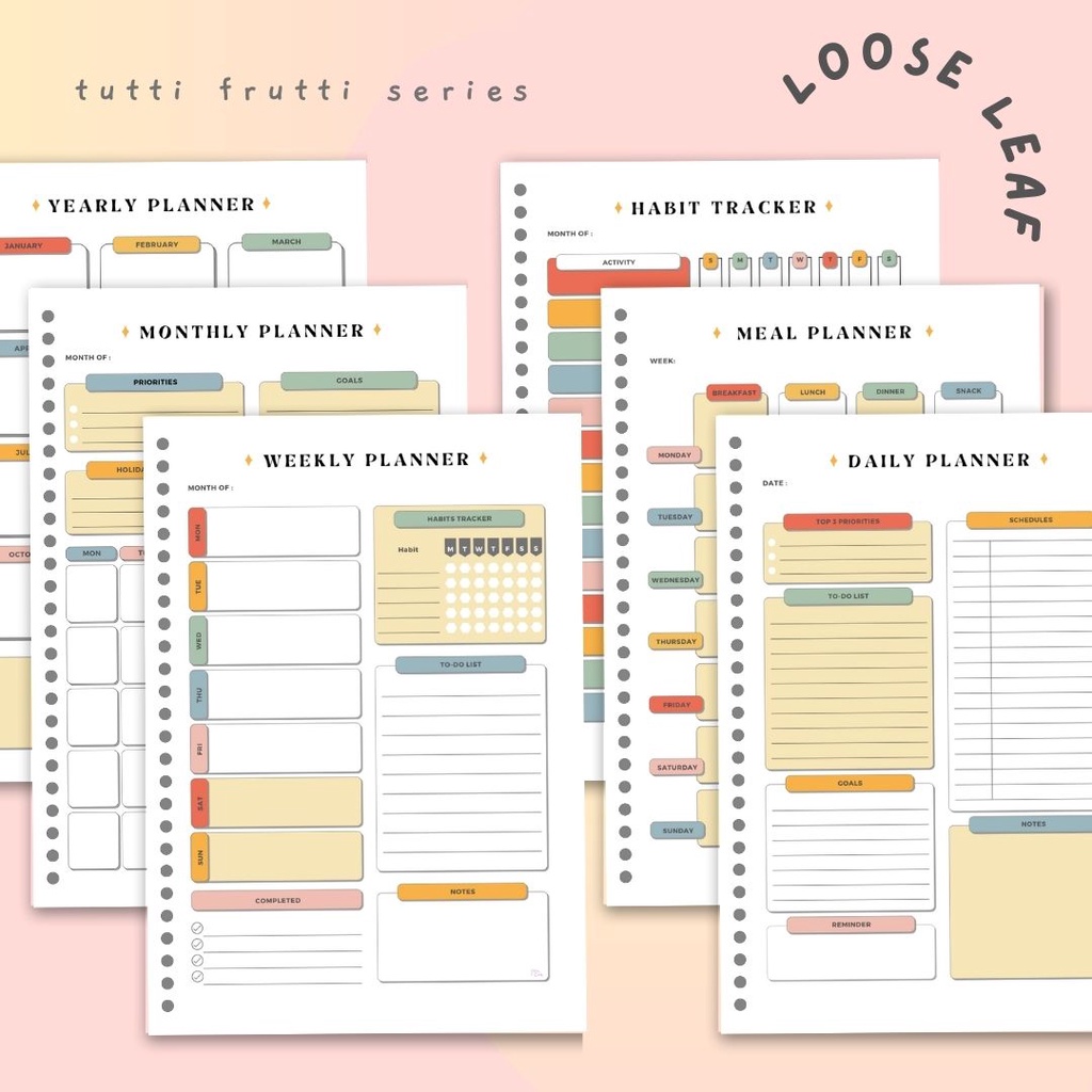 Jual Loose Leaf / Isi Binder Solucine - 12 Lembar - A5 / B5 - Tutti ...