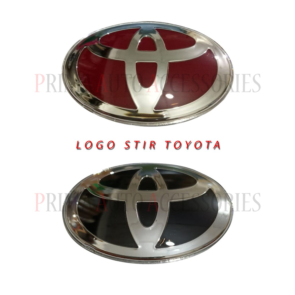 Jual Emblem Logo Mobil TOYOTA Setir / Stir 6,8cm x 4,8cm | Shopee Indonesia