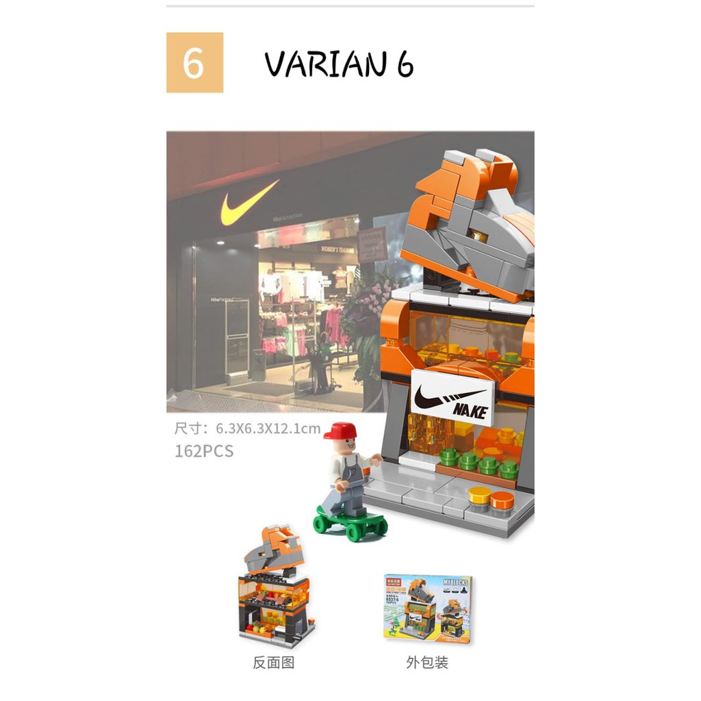 Jual TMA / MAINAN Briks BALOK SUSUN TOKO MODERN 8 IN 1 / Brick BALOK ...