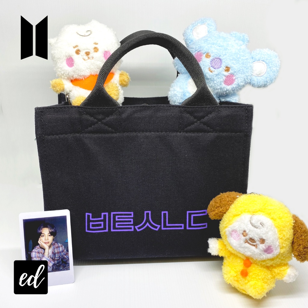 Jual Mini Canvas Tote Bag K-POP BTS Army / Tas Kecil BTS (Premium ...