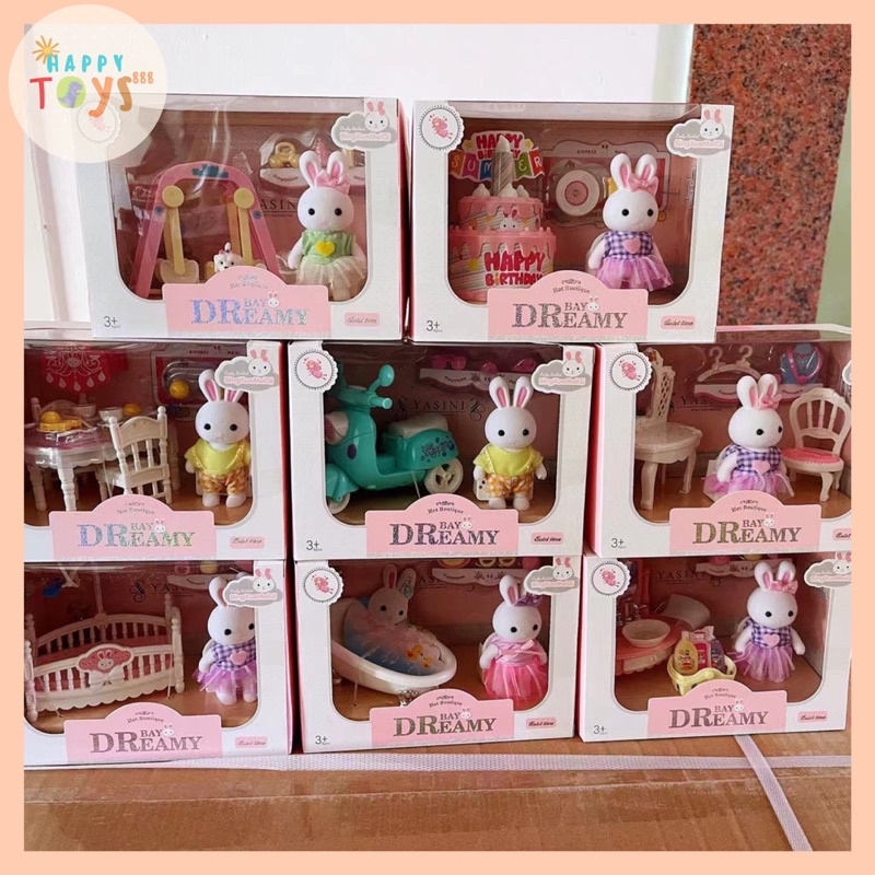 Jual HAPPYTOYS.888 Pretend Play Mainan Rumah Rumahan Playhouse Doll ...