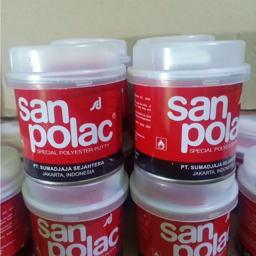 Jual Dempul Sanpolac Dempul Mobil Motor Besi Kayu Dempul Serbaguna San ...