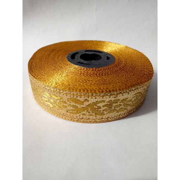 Jual Pita/renda mas LKDMT 2cm | Shopee Indonesia