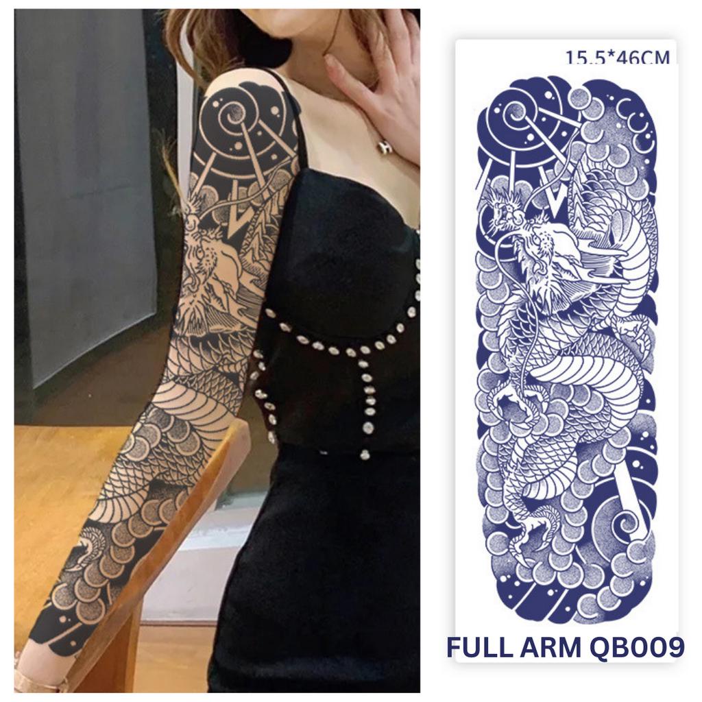Jual Stiker Tato Full Arm | Fruit Ink | Semi Permanen 46x15.5 cm ...