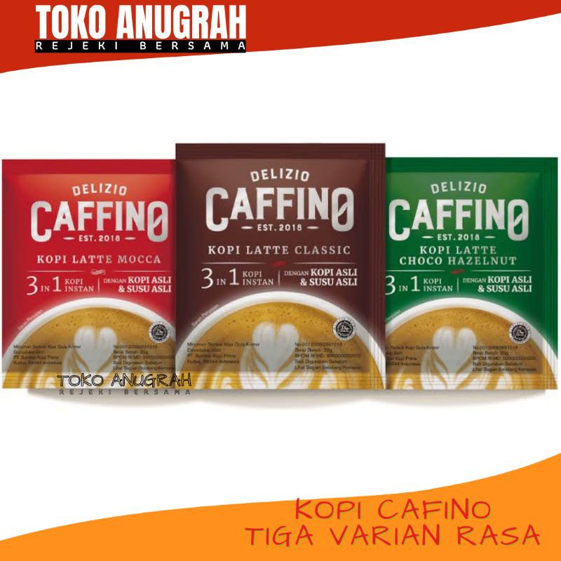 Jual Kopi Caffino Tiga Varian (Renceng) | Shopee Indonesia