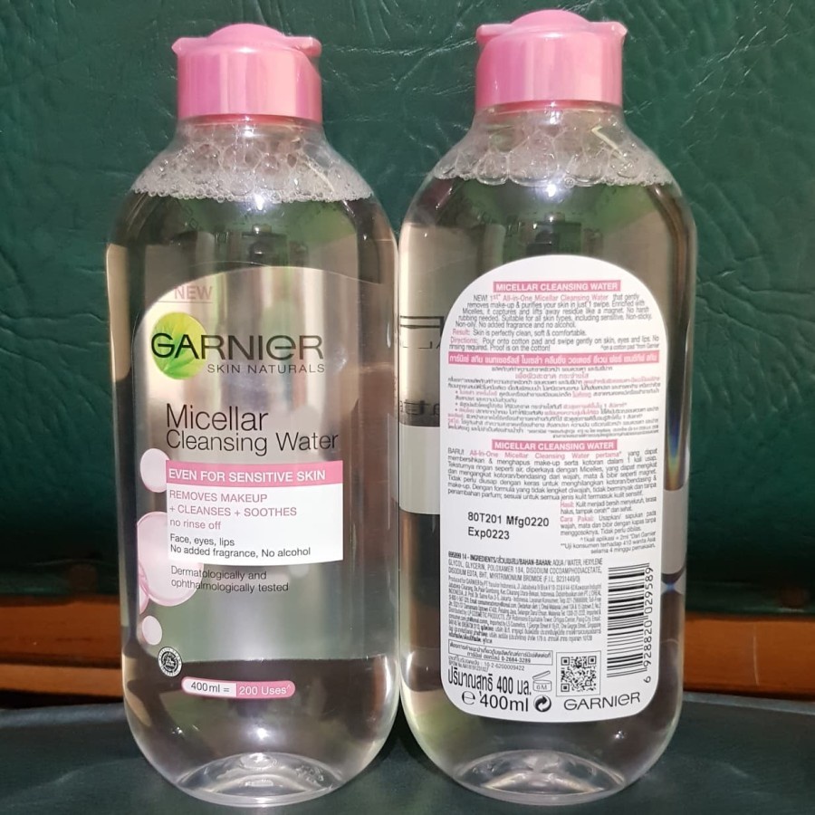 Jual GARNIER MICELLAR WATER PINK 400 ml | Shopee Indonesia