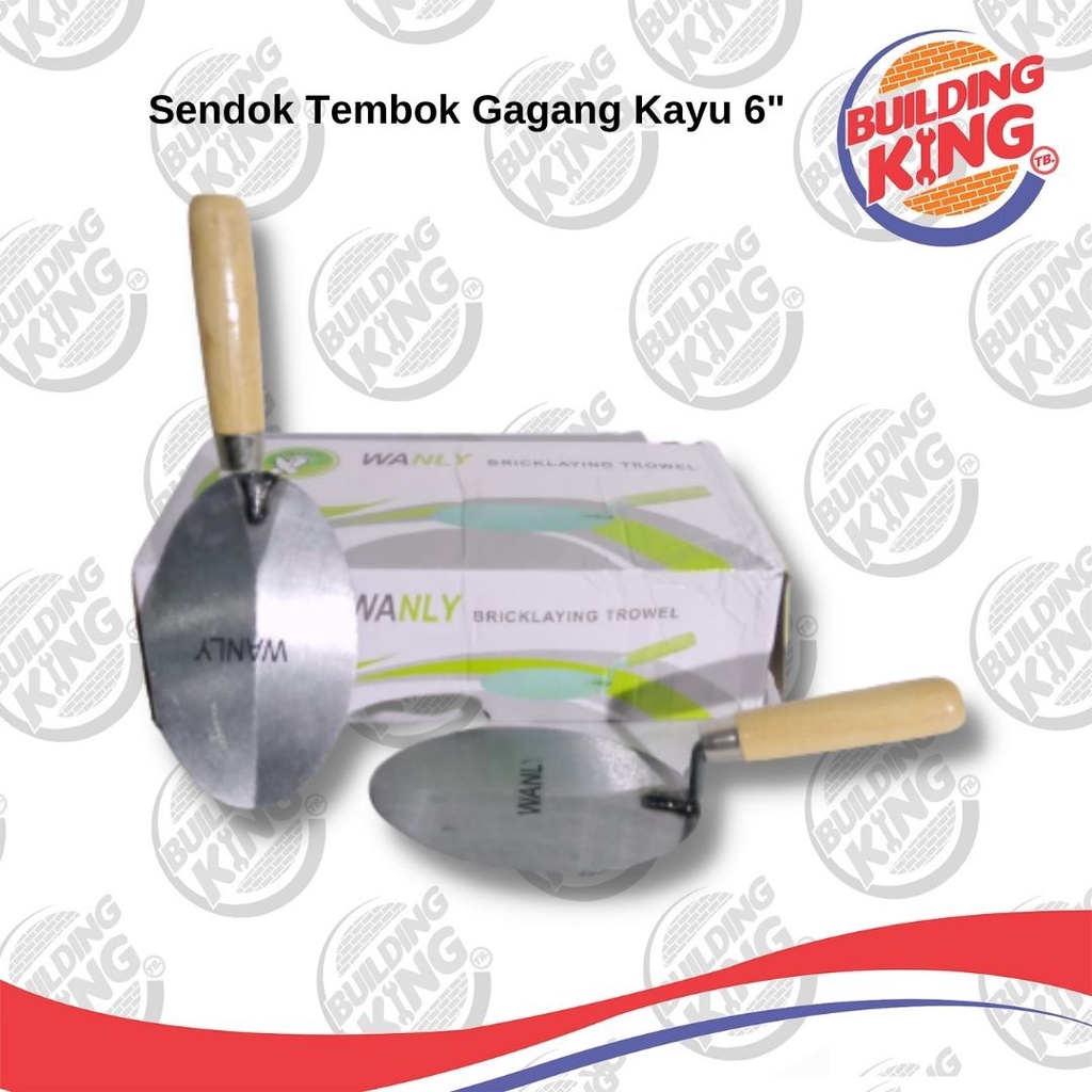 Jual Sendok Tembok Bulat Aduk Semen 6 Inch Oval Bulad 6" | Shopee Indonesia