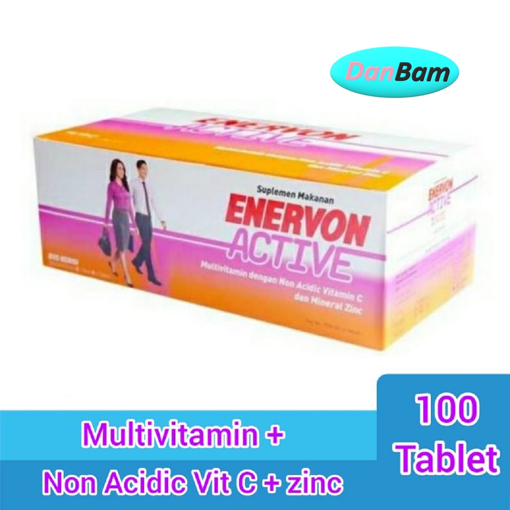 Jual Enervon C Active Tab 100 Tablet | Shopee Indonesia