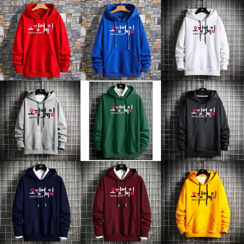 Jual SQUID GAME HOODIE JAKET SQUID GAME HOODIE JUMPER SQUID GAME ...