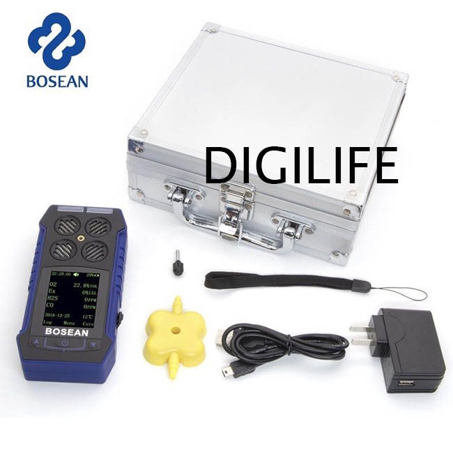Jual Gas Detector BH4S 4 in 1 O2 CO H2S LEL BOSEAN Monitor BH-4S ...