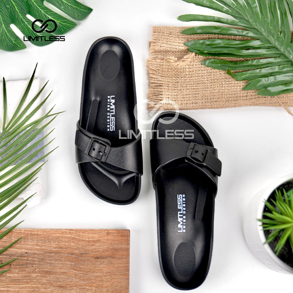 Jual Limitless - Sandal Wanita Slide Terbaru Ringan Sendal Slip On ...