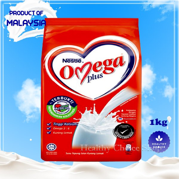 Jual SUSU NESTLE OMEGA PLUS RENDAH LEMAK IMPORT MALAYSIA | Shopee Indonesia