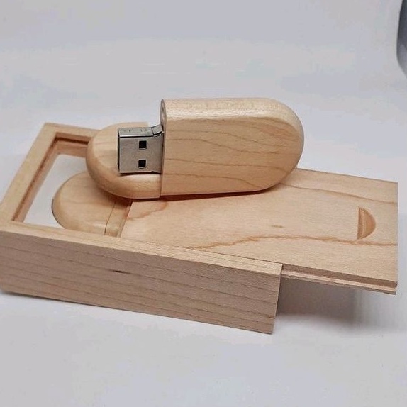 Jual Flashdisk 8GB kayu oval +box reallapasitas | Shopee Indonesia