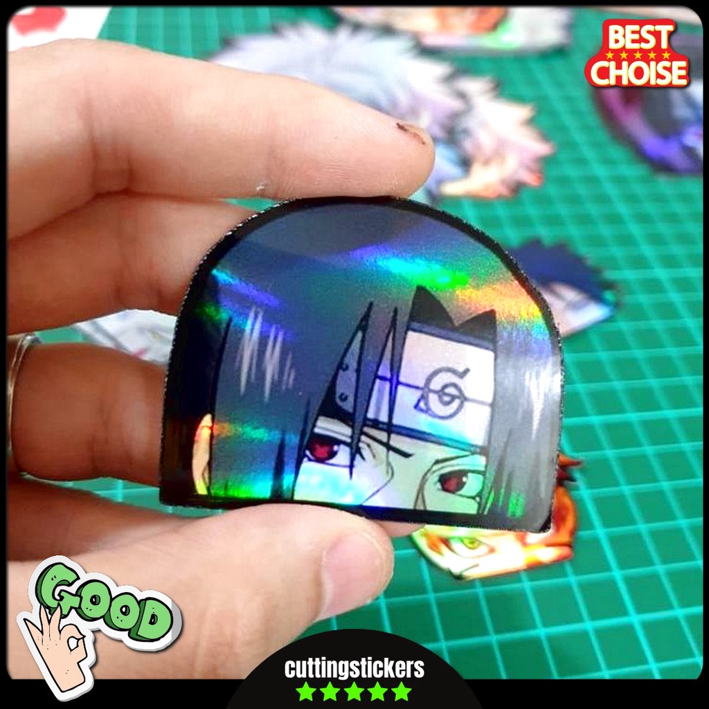 Jual Stiker Sticker Hologram Anime Phs32 Naruto Itachi | Shopee Indonesia
